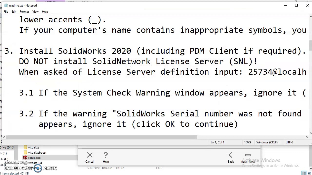 Solidworks 2020 Installation Premium