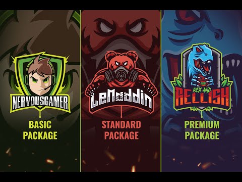 I will design professional mascot logo for esports twitch