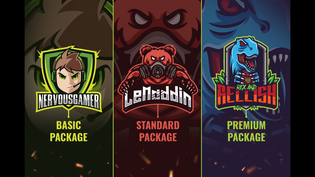 I will design professional mascot logo for esports twitch