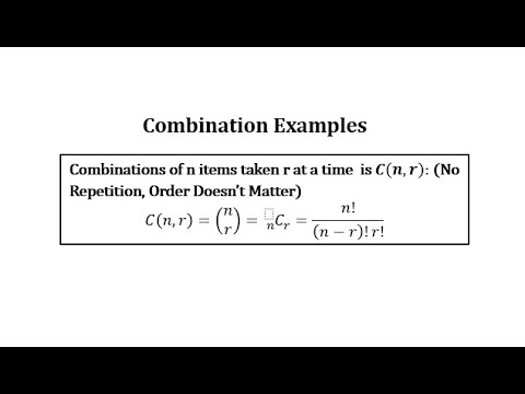 Combination Examples | Math Help from Arithmetic through Calculus and ...