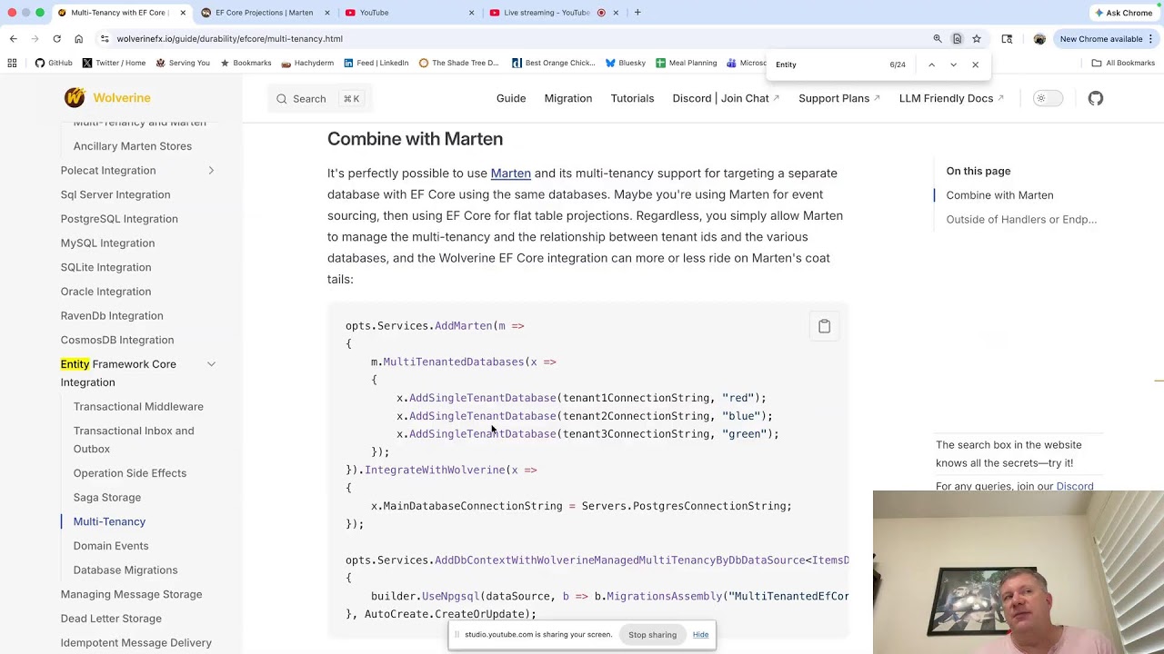 EF Core and the Critter Stack