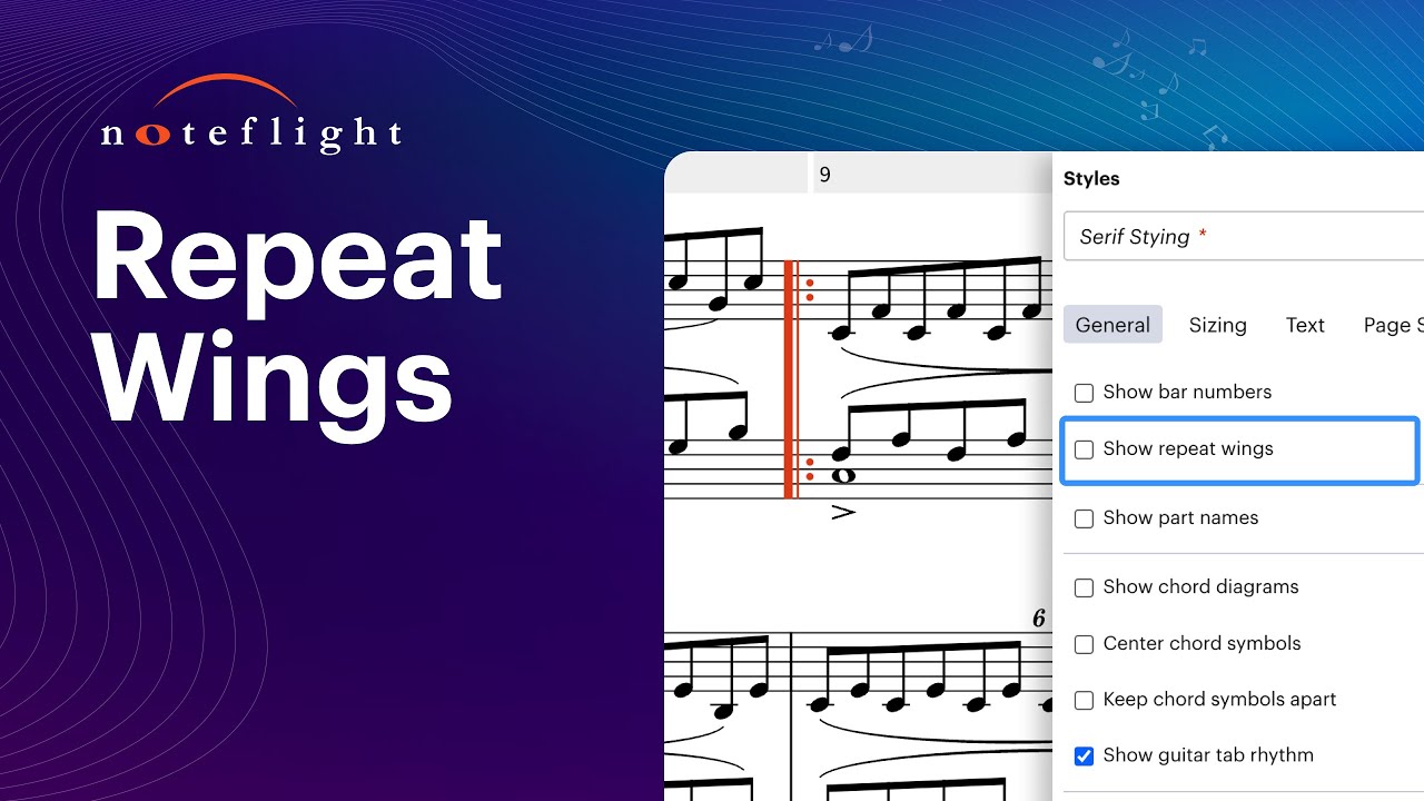 Customize Your Scores: Repeat Wings in Noteflight!