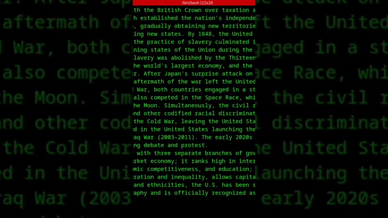 Shell script to access Wikipedia from the command line/terminal on Linux!