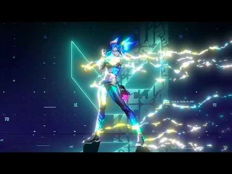 4K/60FPS Neon Animated Wallpaper - Valorant Fanart