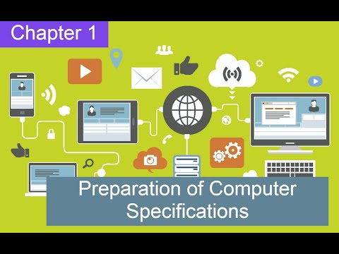 ICT Grade 9 (Work book) Chapter 1 -Preparation of Computer Specifications | ICT grade 9 1st lesson