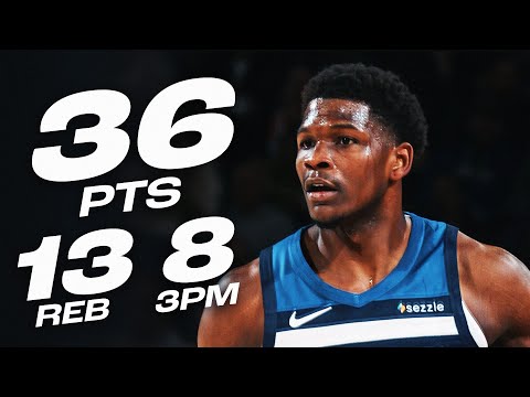 Anthony Edwards TAKES OVER In New York - 36 Points! | January 17, 2025