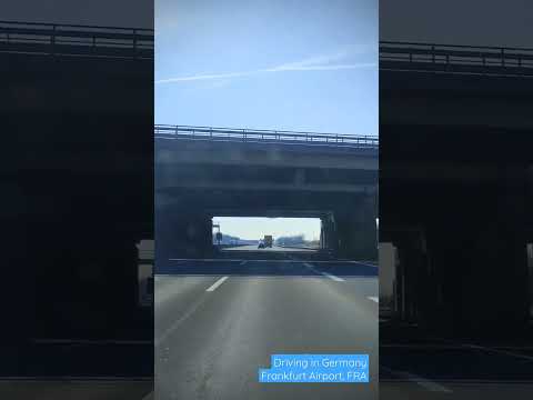 Driving in GermanyFrankfurt Airport, FRA