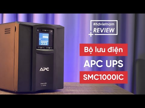 [HDvietnam] Bộ lưu điện APC Smart-UPS SMC1000IC: Hiệu năng tốt đi kèm tính năng thông minh