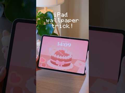 I just found out about this iPad wallpaper trick! 🫢✨ #iPad #wallpaper #lockscreen #tutorial #app