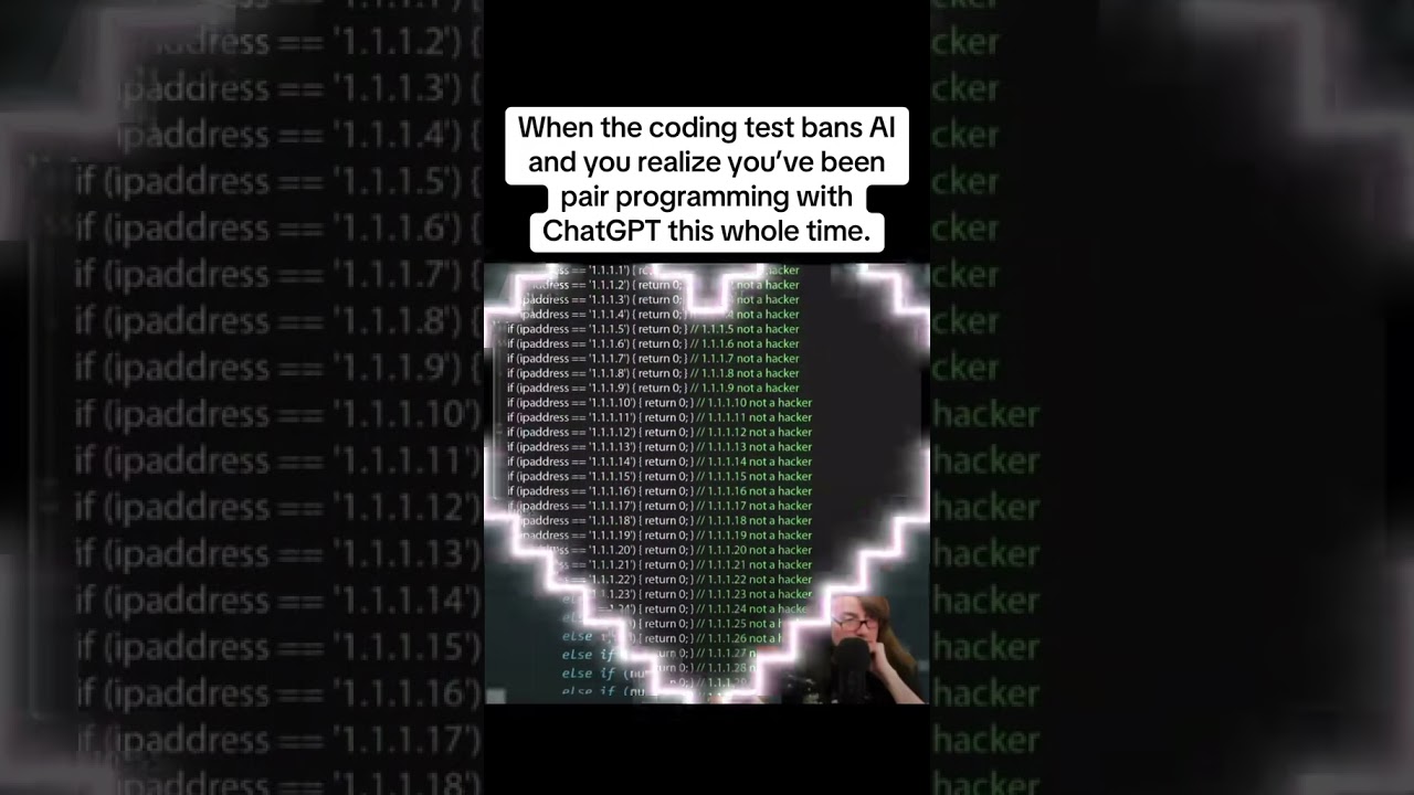 When the coding test bans AI 🥲 back to spaghetti code #devhumor #softwareengineering #cybersecurity