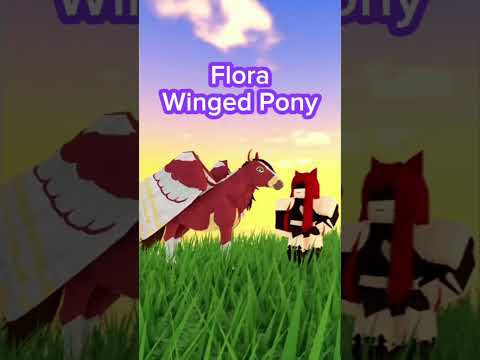 Horse Life: My red Winged Horses #roblox #robloxhorselife