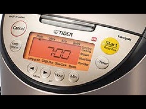 Tiger Rice Cooker How to Set Time