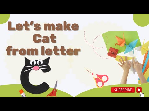 Letter C Paper Craft | Alphabet Craft Idea | Letter Cutting Tutorial | Paper Craft For Kids