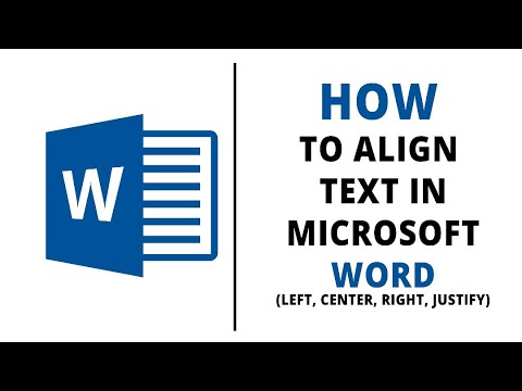 How to Align Text in Microsoft Word (Left, Center, Right, Justify) | Beginner Tutorial