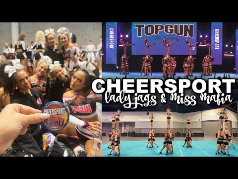 CHEERSPORT VLOG 2025: cheer competition with lady jags & miss mafia