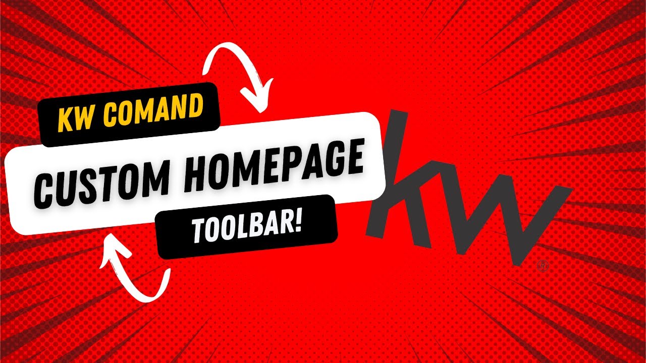 KW Command: Customizing Your Website Homepage Toolbar