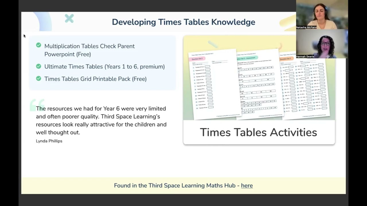 Times Tables | Free Primary Maths Resources | Third Space Maths Hub