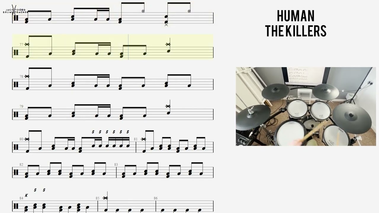 How to Play 🥁   Human   The Killers