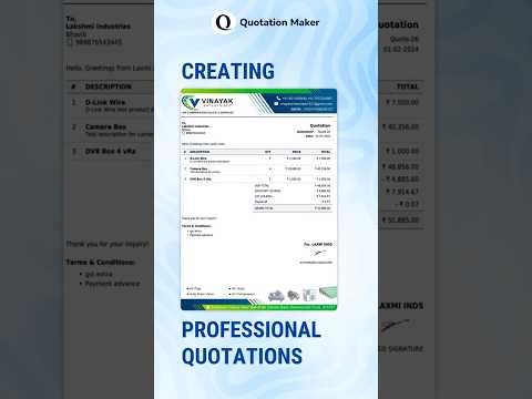 Quotations on Your Letterhead to Impress Your Clients |Quotation Maker Mobile App | Android | iPhone