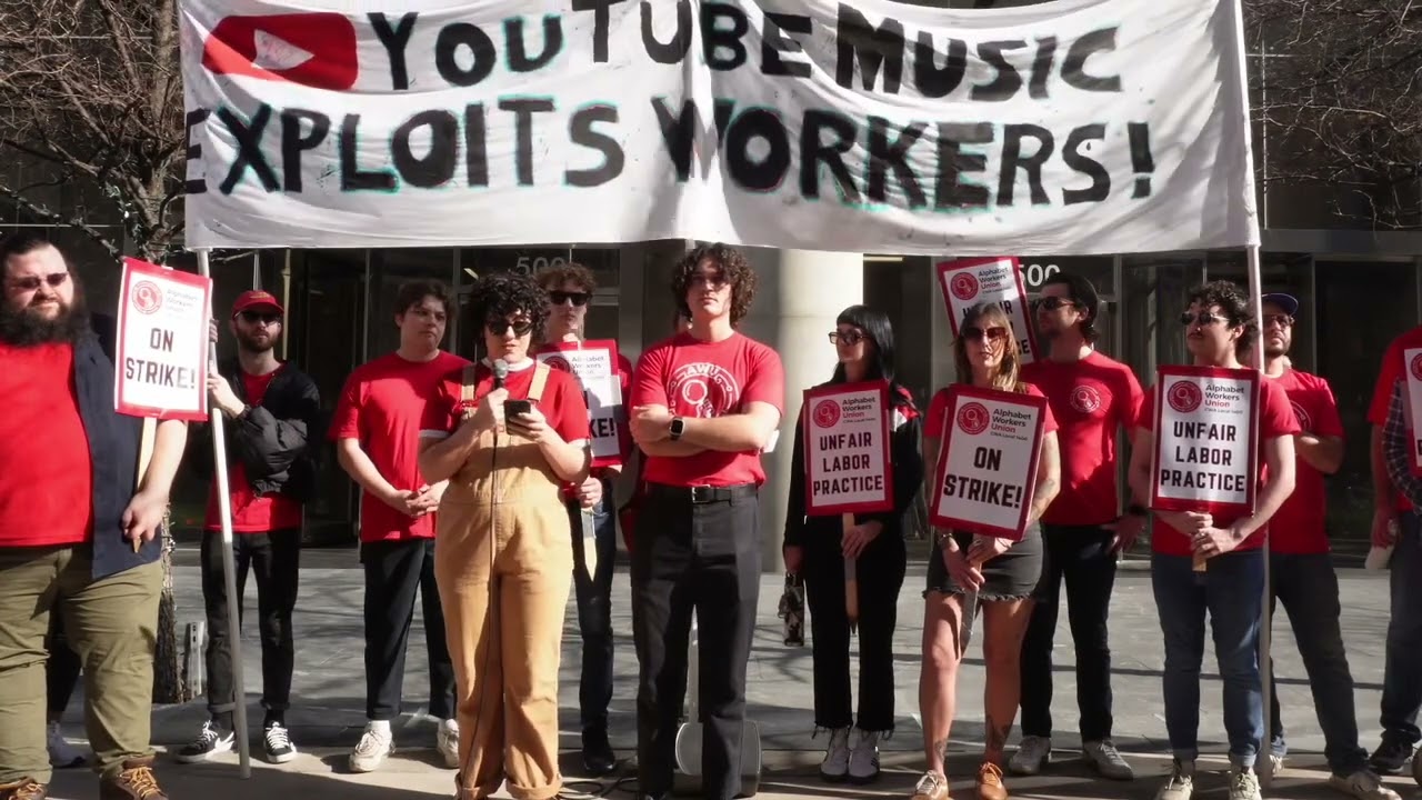 ULP strike: YouTube Music ULP Strike Solidarity Rally (Austin)