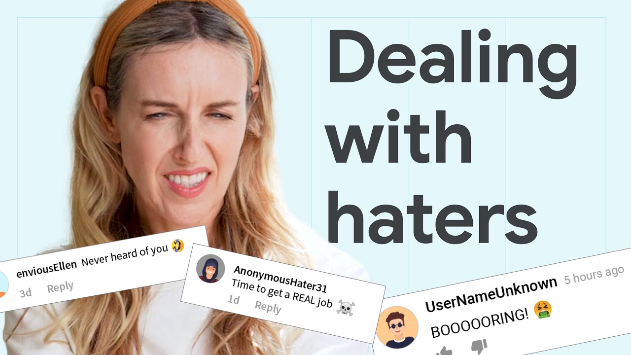 How To Deal With Haters, Critics, and Naysayers