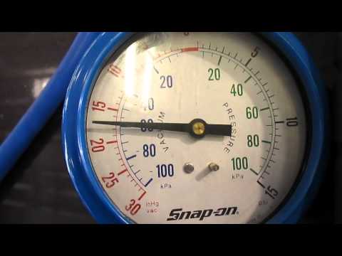 Map (absolute values) and Vacuum gauge readings relate