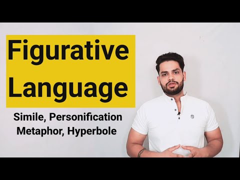 Figurative Language | Figures of speech | Simile Metaphor Personification Hyperbole in hindi