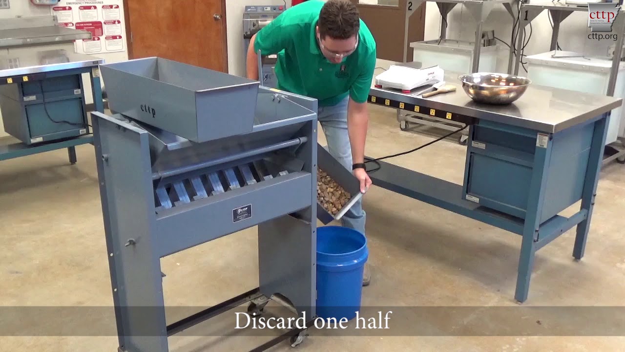 AASHTO R 76 - Reducing Samples - Splitting Coarse Aggregate