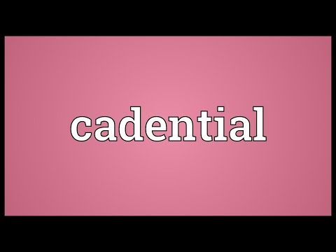 Cadential Meaning
