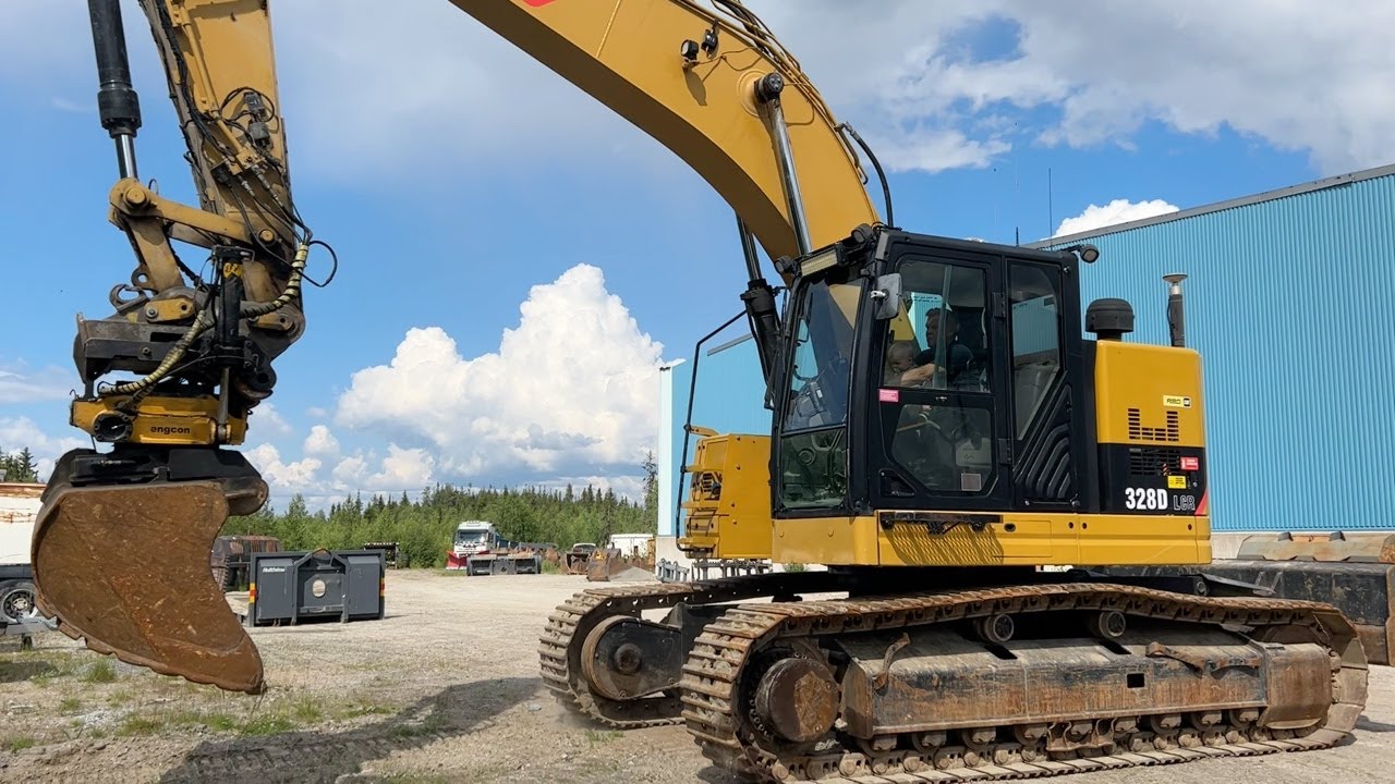 Grävmaskin CAT 328D LCR, Jokkmokk, Klaravik auktioner