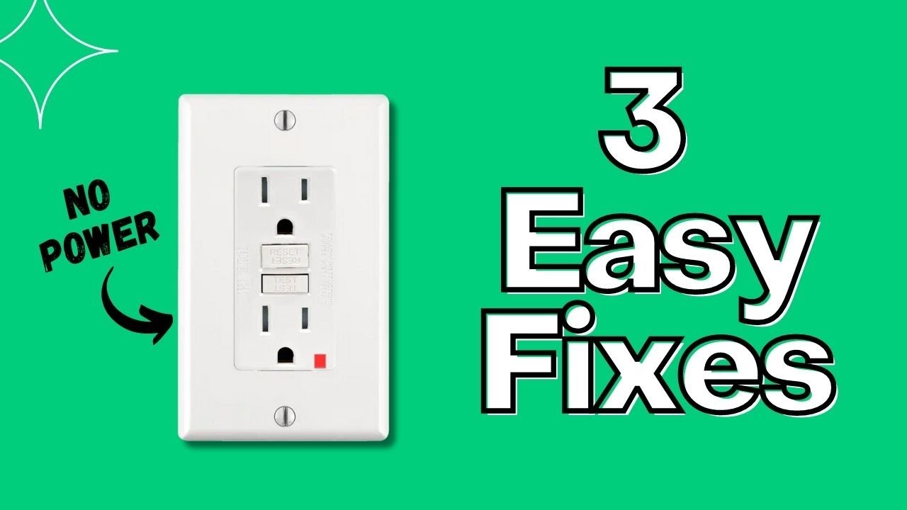 Help! My GFCI Outlet Won't Reset