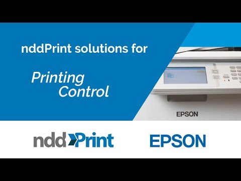 nddPrint solutions for Epson printers