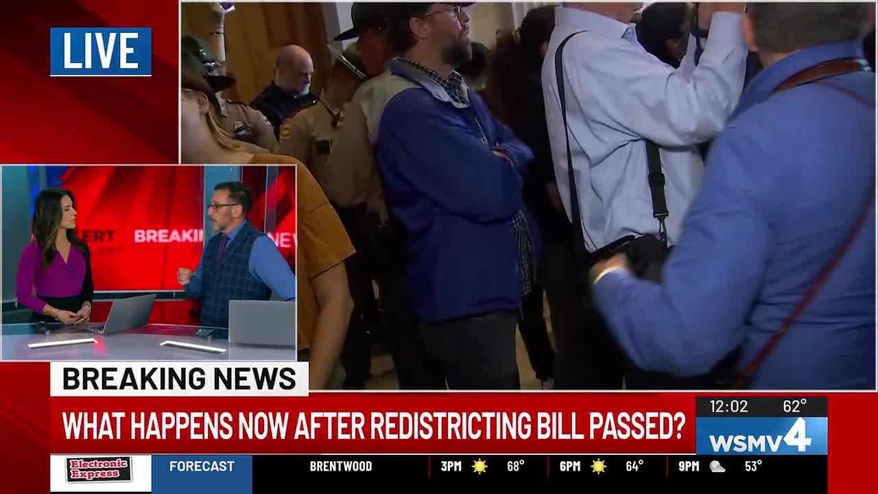 What happens now after the TN House passed new redistricting maps?