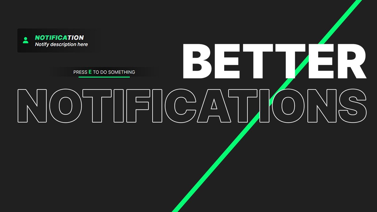 FiveM | Better Notifications and Help Text script