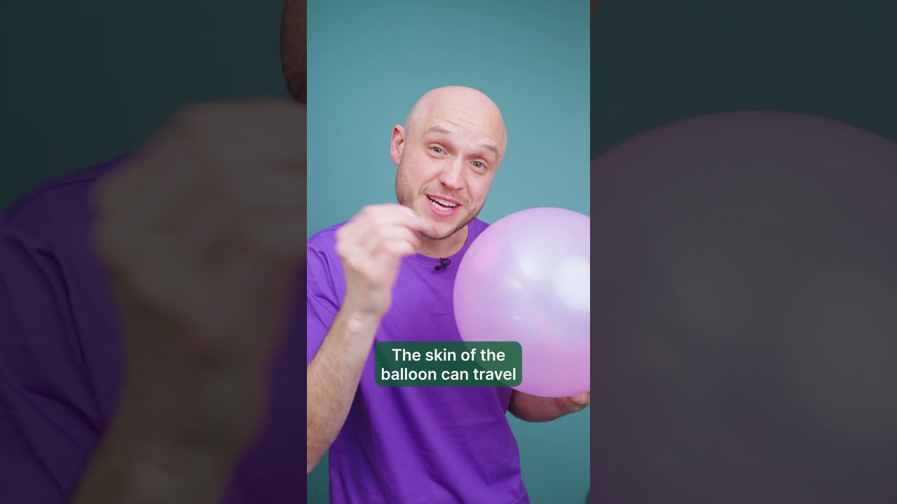 Why do Balloons go BANG when they pop?