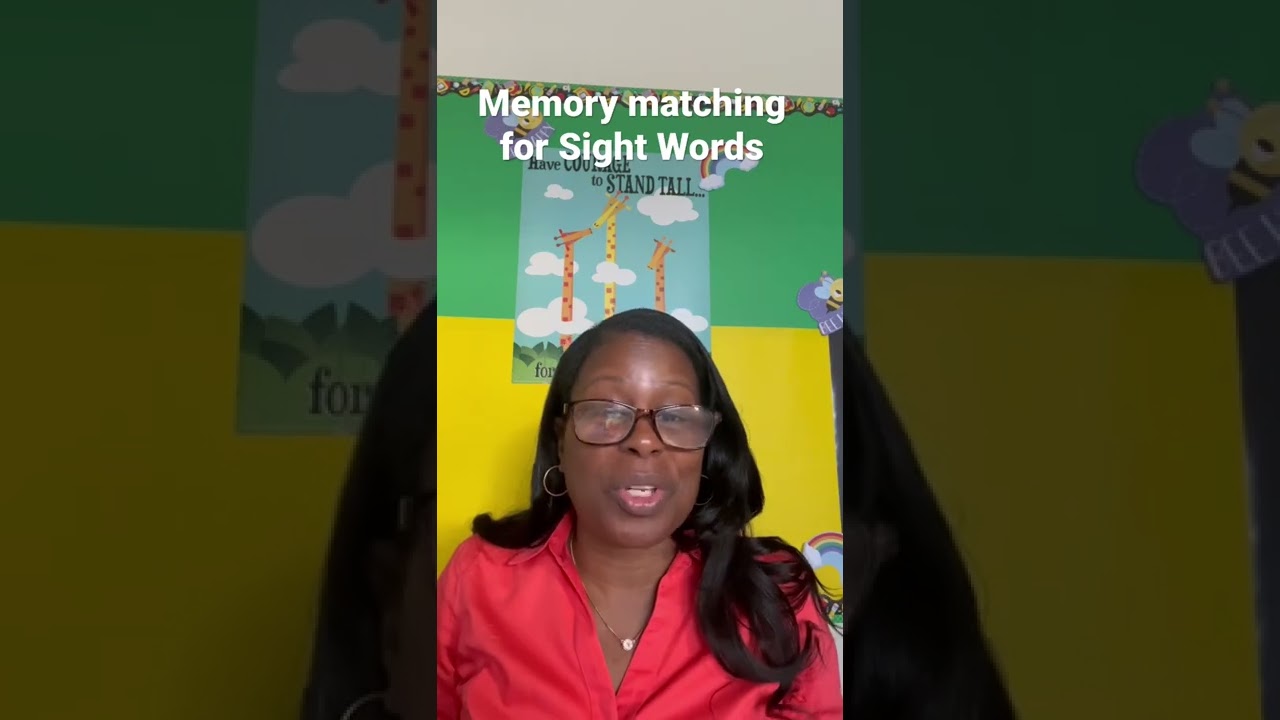 Memory matching Game for Sight Word