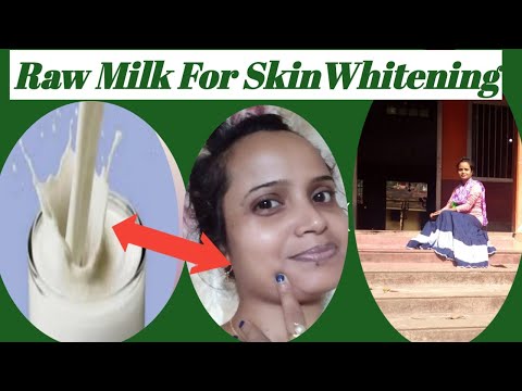 Raw Milk For Skin Whitening in Hindi/Raw Milk/Beauty Tips Episode-01