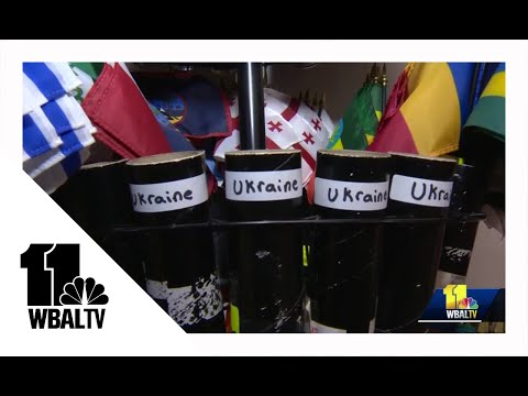 Ukraine flags flying off the shelves at Rosedale company