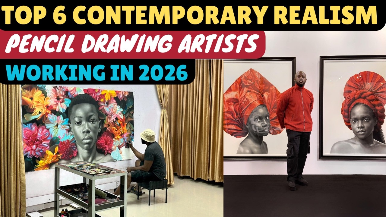 TOP 6 MOST IMPORTANT CONTEMPORARY HYPER REALISM PENCIL DRAWING ARTISTS TODAY