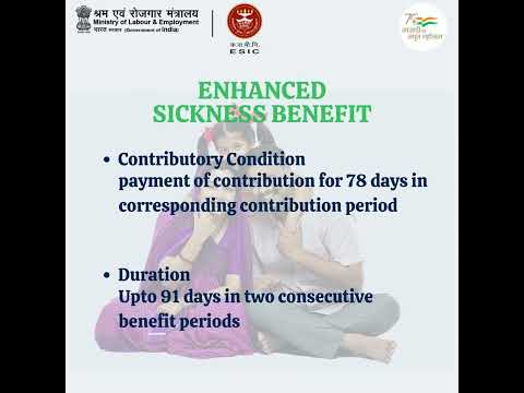 ESIC Benefits: Sickness Benefit
