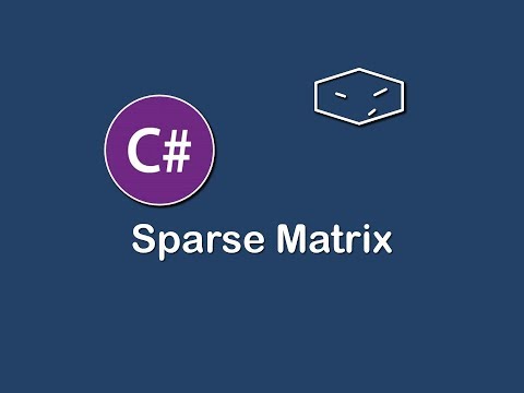 sparse matrix in c#