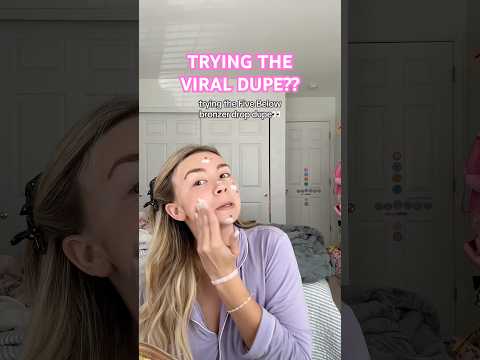 VIRAL five below bronzing drops?! beauty find first impression #shoppinghaul