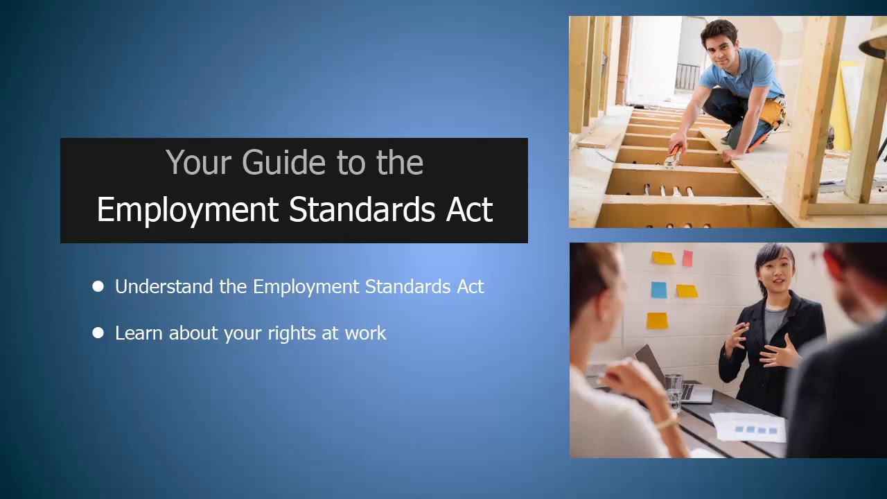 Employment Standards (with an introduction)