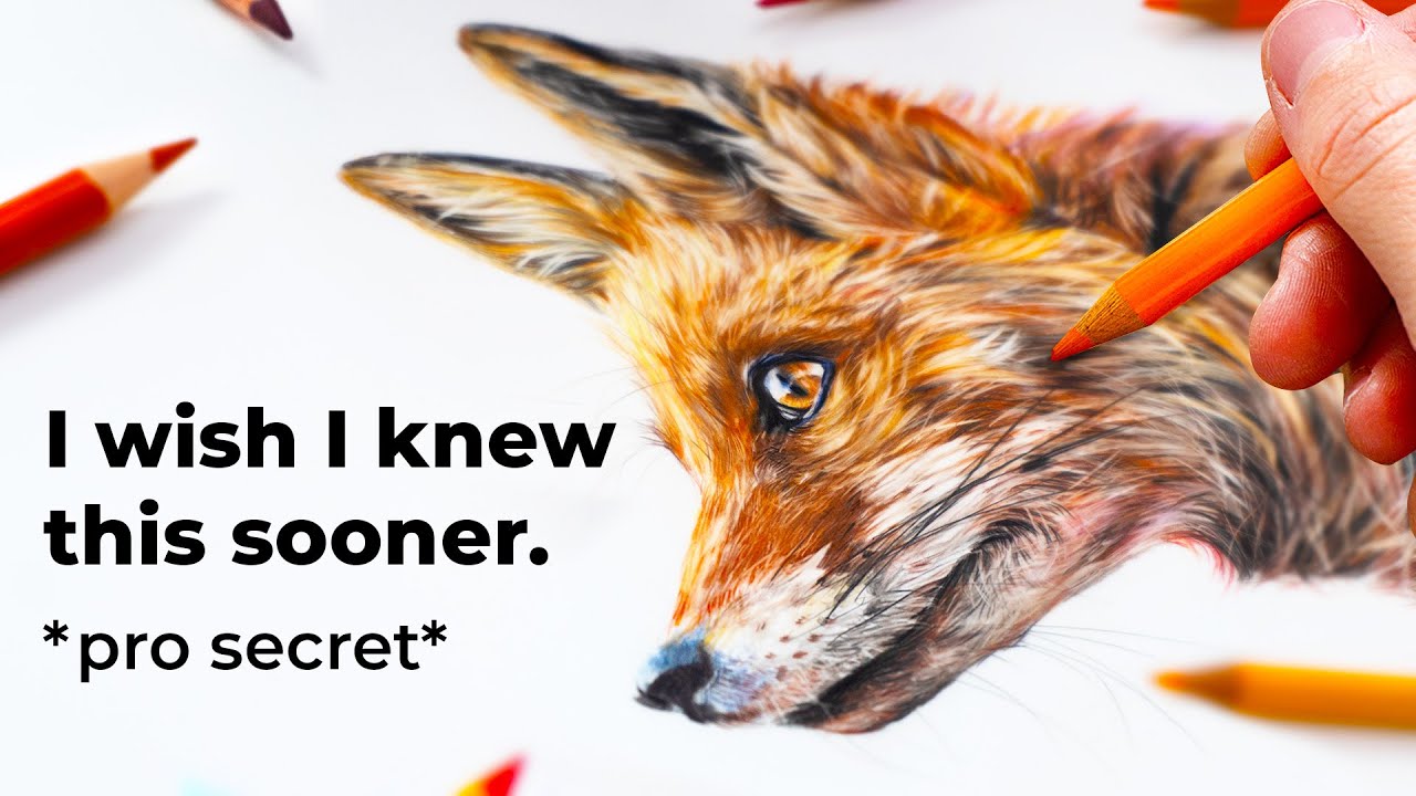 This Colored Pencil Secret Makes Realism Easy (even for beginners)