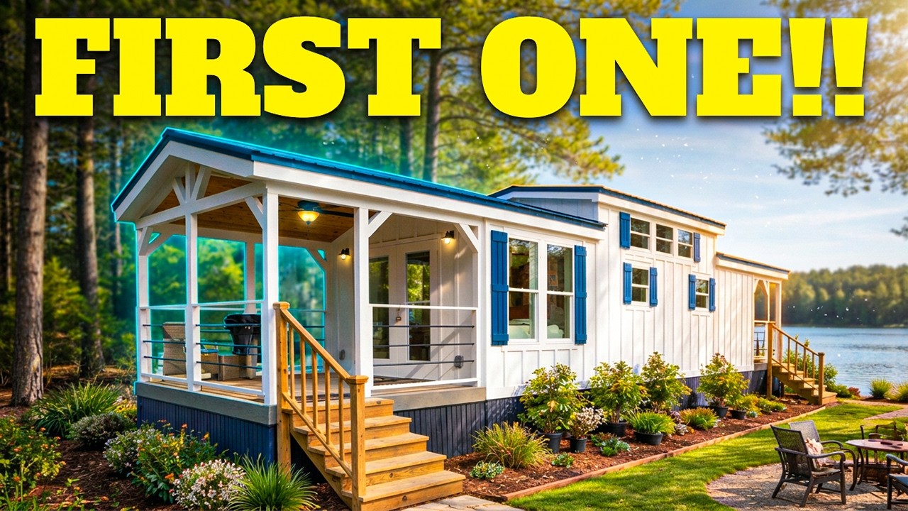 Y'ALL, they are NOW building these AWESOME tiny homes/cabins! Prefab House Tour