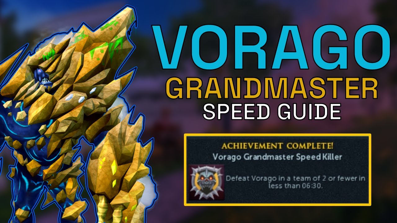 Vorago GrandMastery - Speed Kill Rotation Breakdown & Tutorial