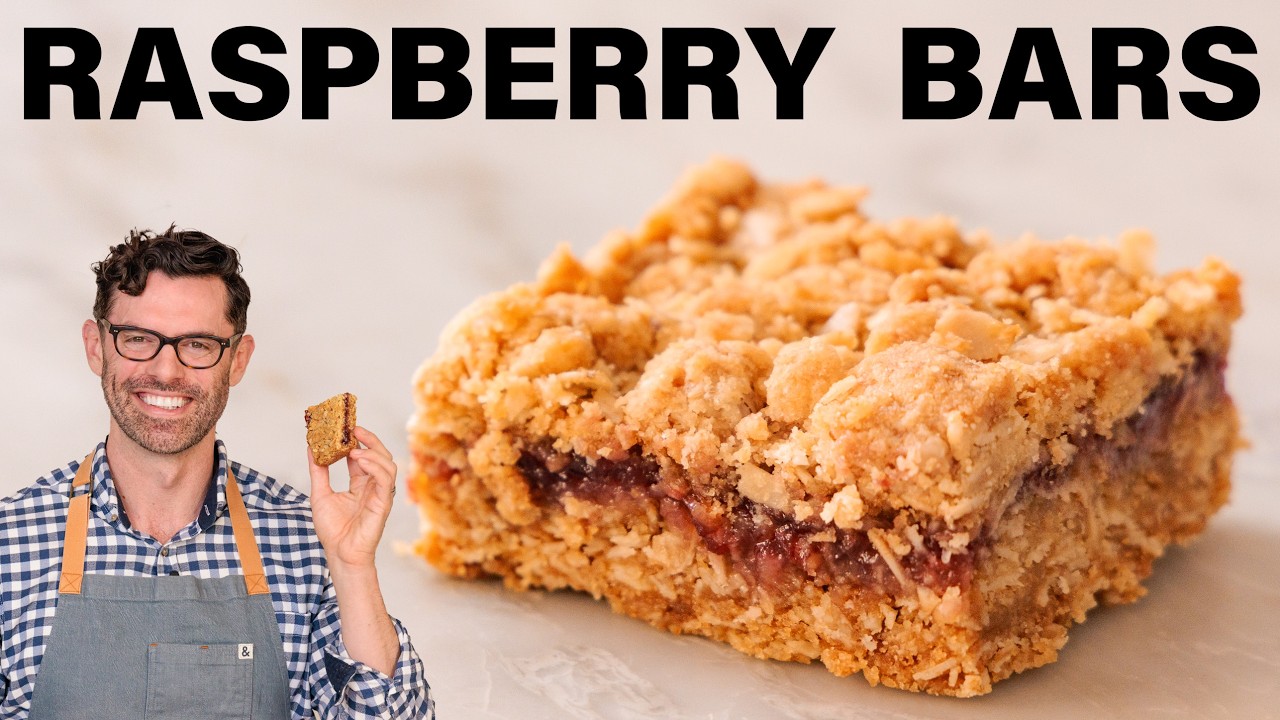 Easy Raspberry Bars Recipe