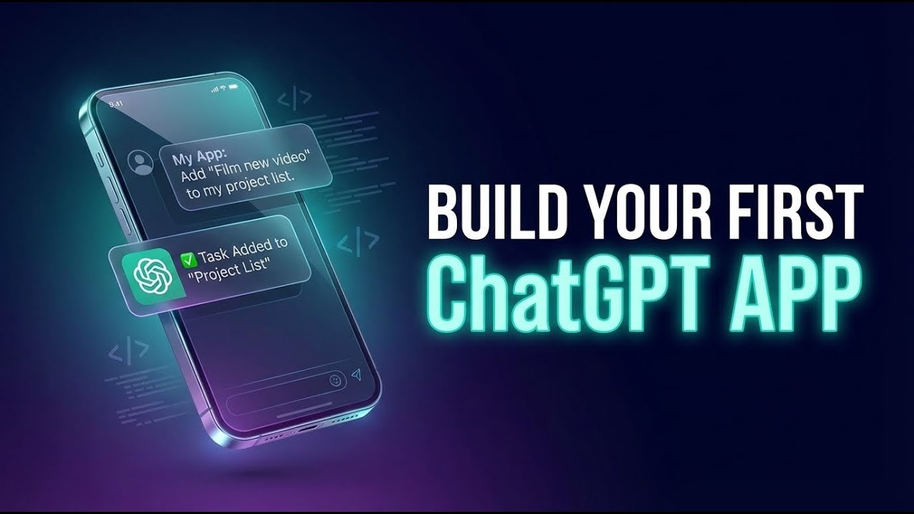 Build Your First ChatGPT App With OpenAI SDK!