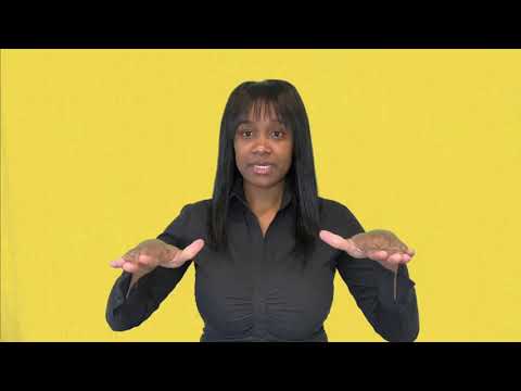 How to say Flood in ASL