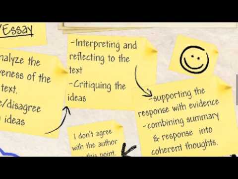 How to Summarize & Critically Respond to an Article